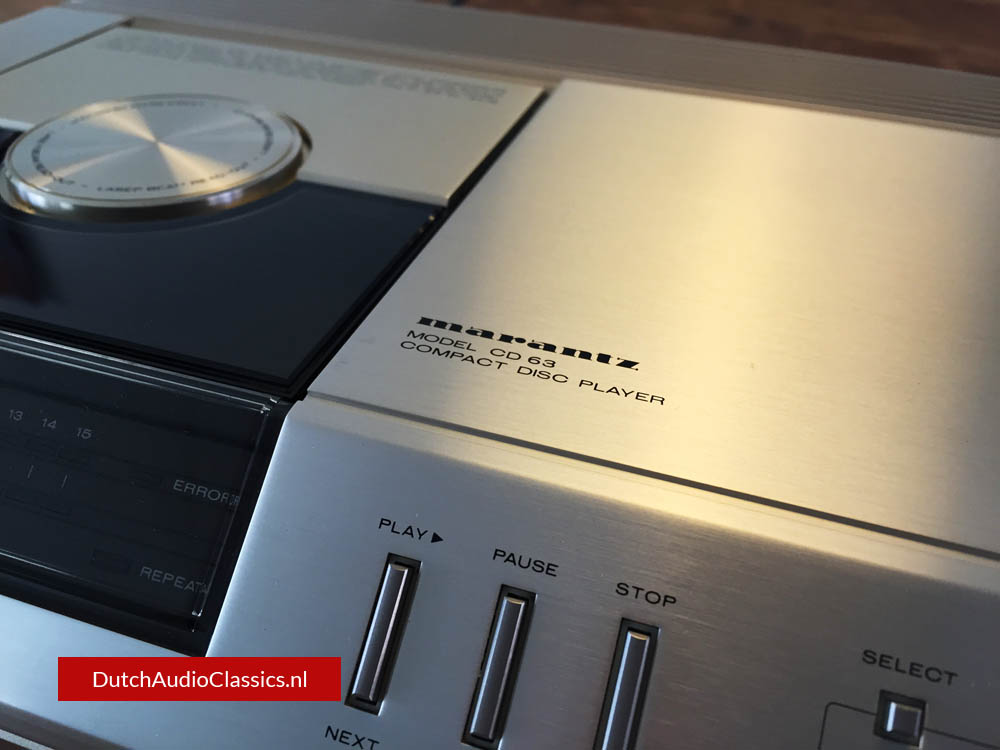 Marantz CD63 - DutchAudioClassics.nl