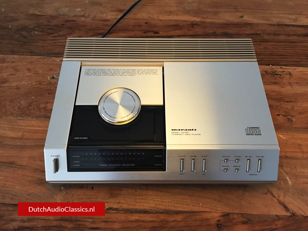 Marantz CD63 - DutchAudioClassics.nl