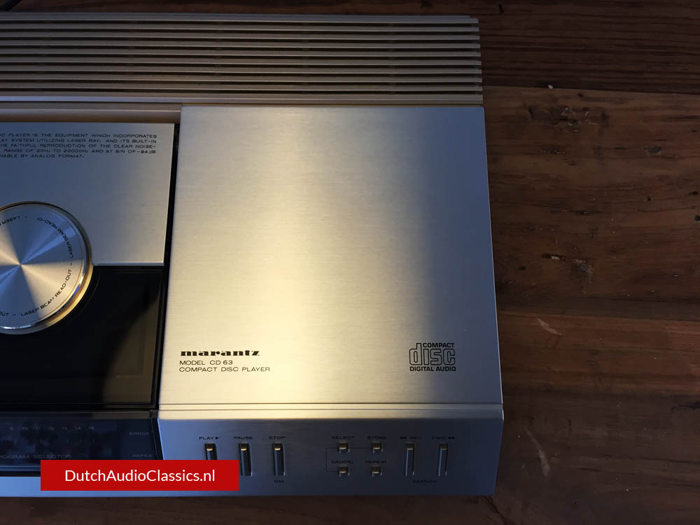 Marantz CD63 - DutchAudioClassics.nl