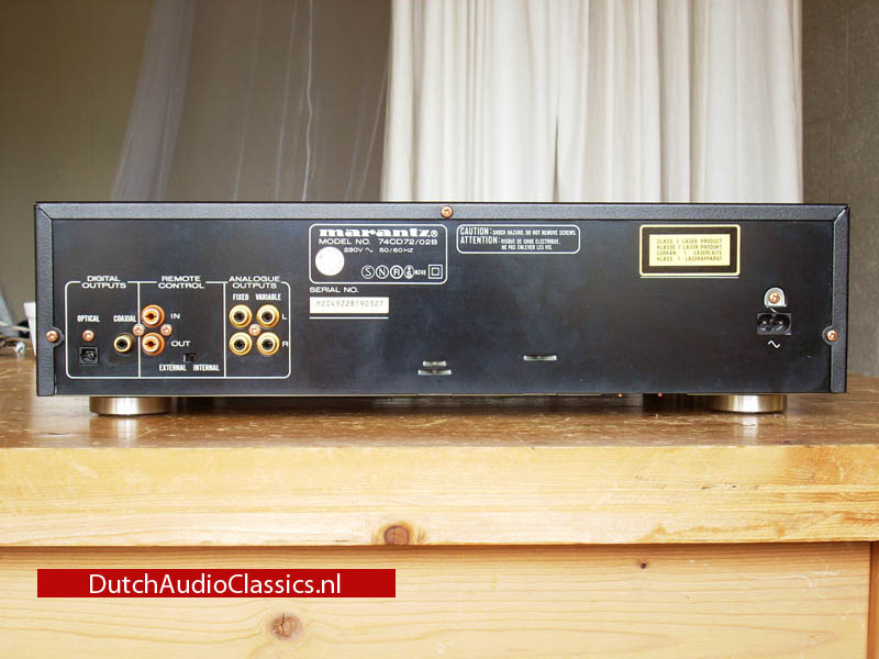 Marantz cd72 - DutchAudioClassics.nl