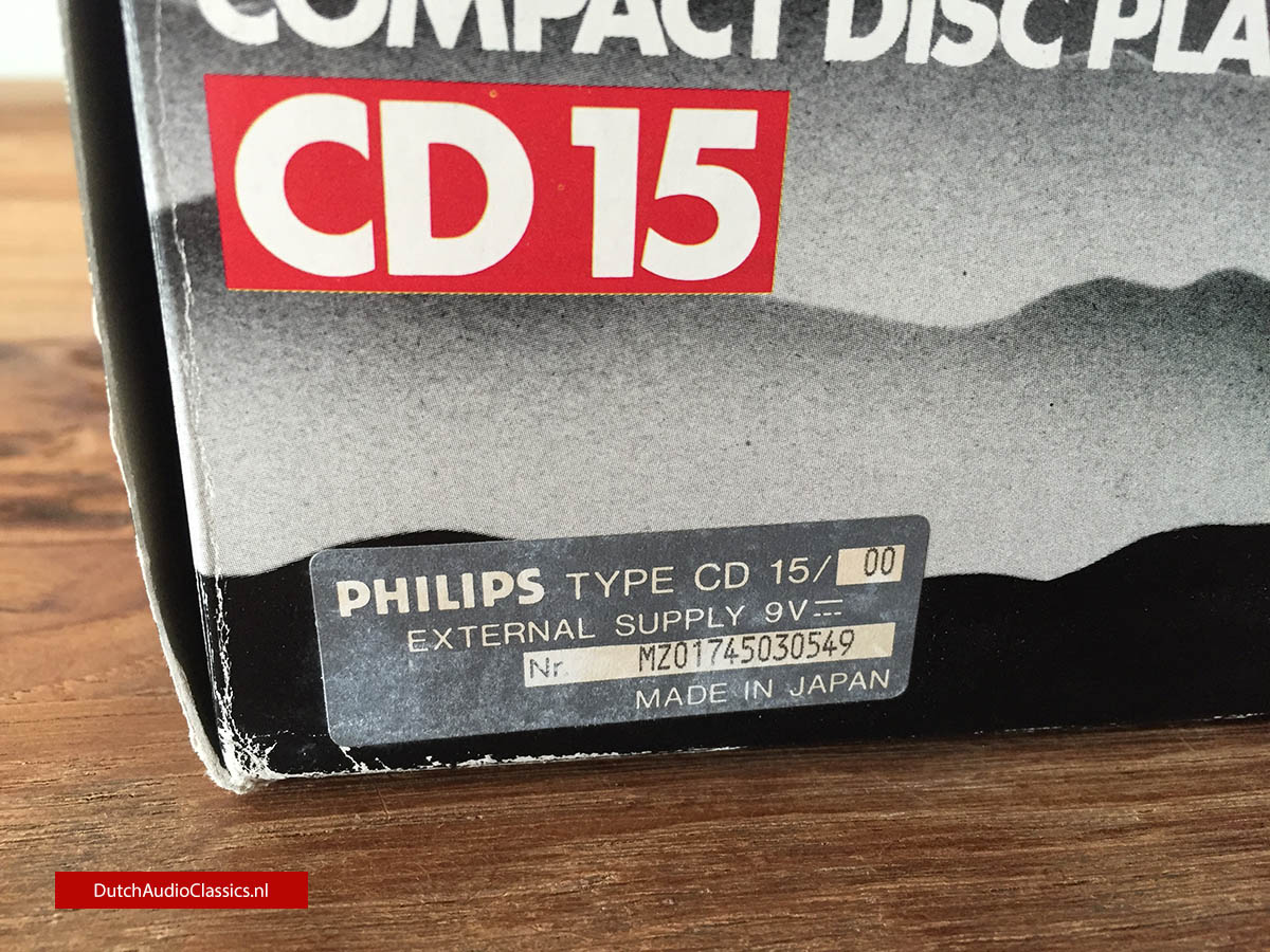 Philips CD15 portable cdplayer - DutchAudioClassics.nl