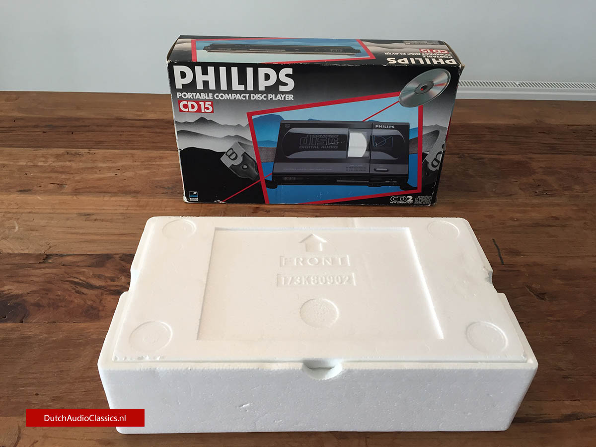 Philips CD15 portable cdplayer - DutchAudioClassics.nl