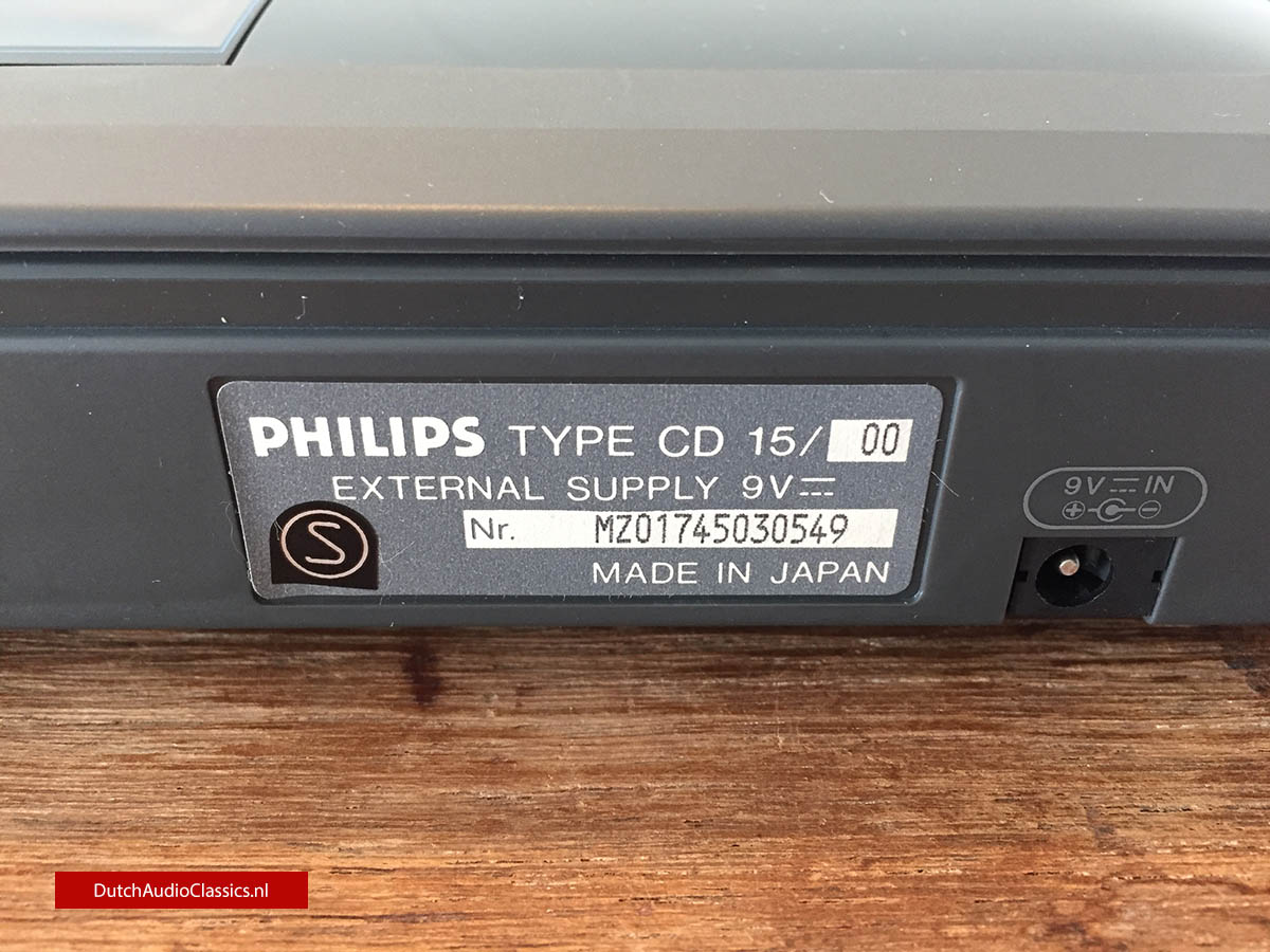 Philips CD15 portable cdplayer - DutchAudioClassics.nl
